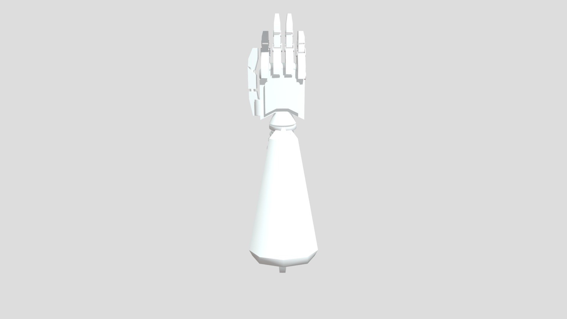Low Poly Prosthetic Arm - 3D model by Maxxpanther [5ed0879] - Sketchfab