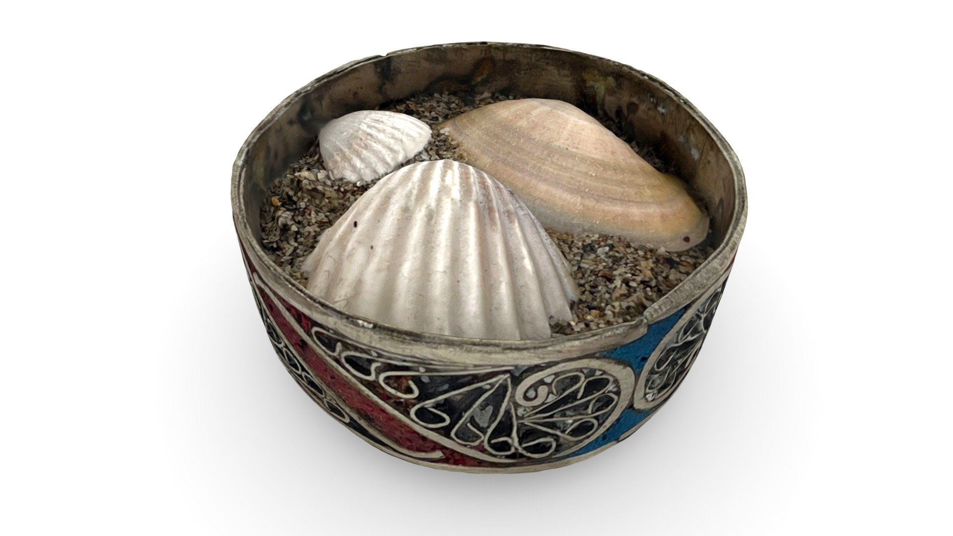 Italian shells in a Moroccan tin box - Download Free 3D model by Fabian ...