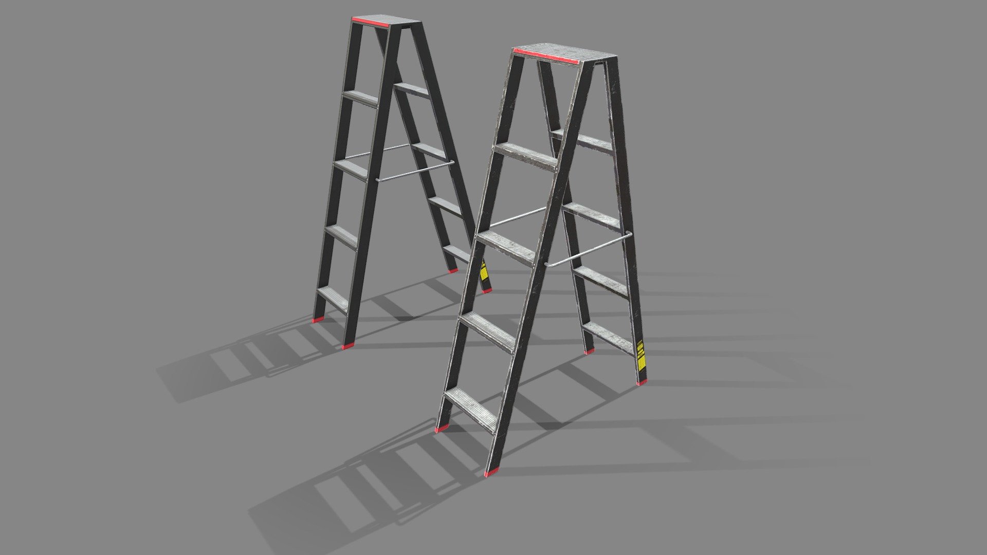 V Ladders - Buy Royalty Free 3D model by Sousinho [5ed2598] - Sketchfab ...