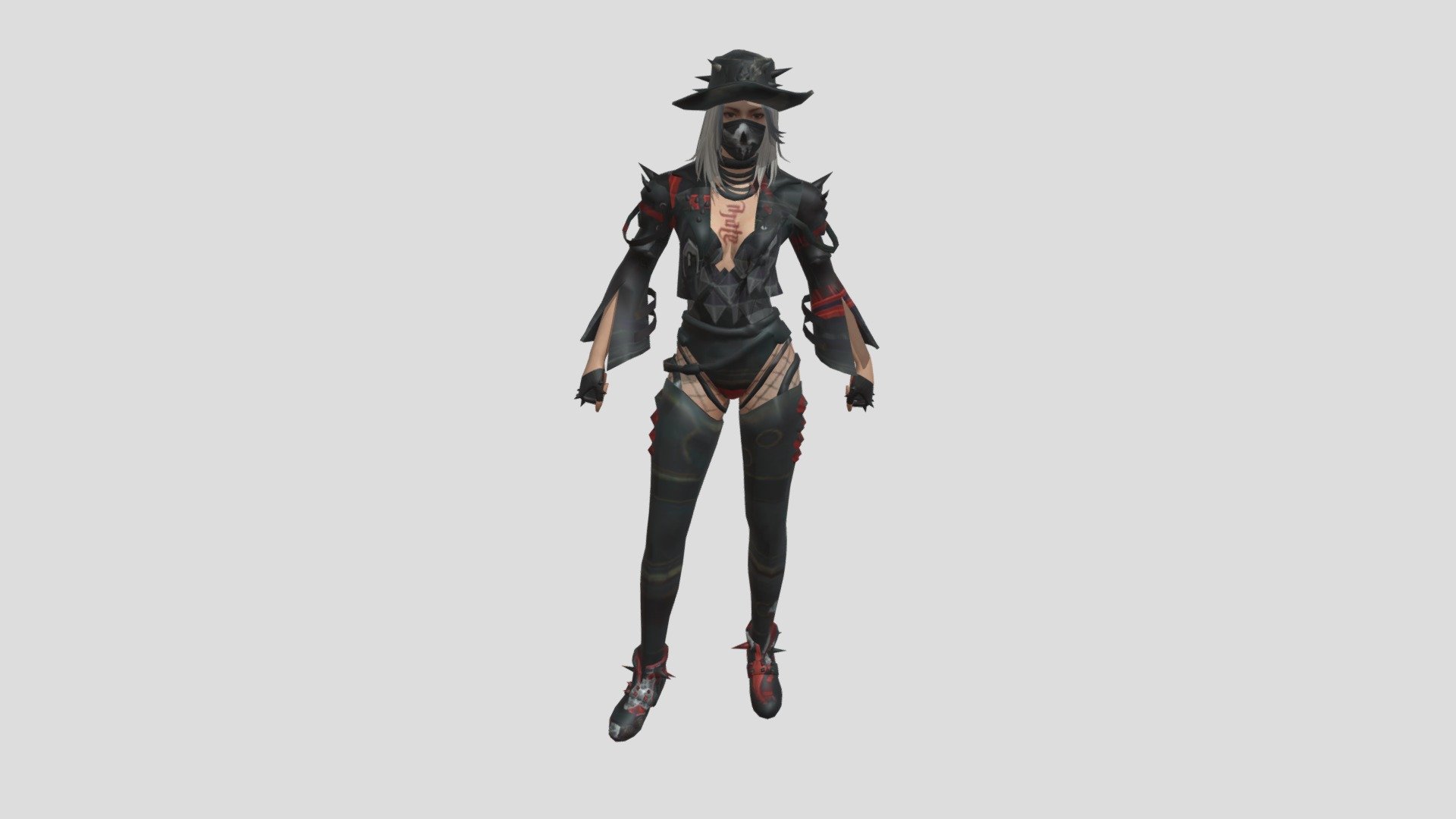 black-rose-rocker - 3D model by samantha.ff (@cloctober) [5ed5fa3 ...