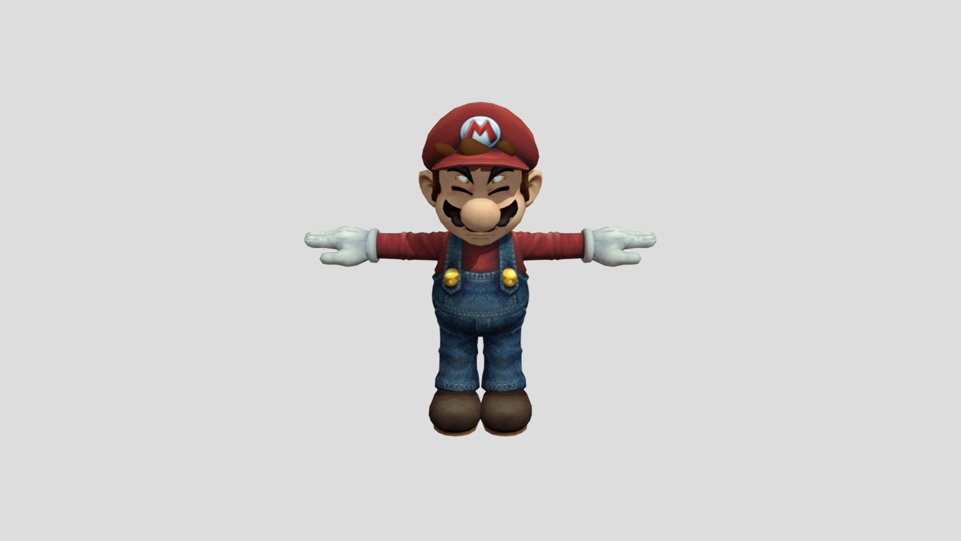 Fit Mario00.obj - Download Free 3D model by jedithmr [5ed783d] - Sketchfab