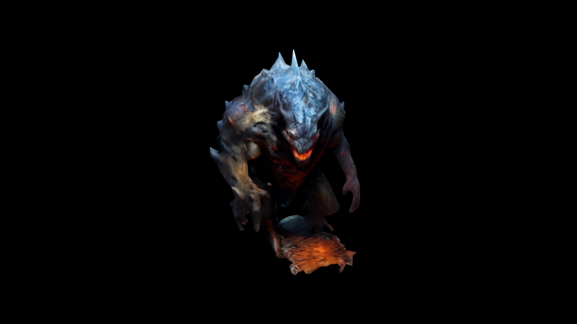 "Crimson Abyss The Dreaded Cryptid Emerges" Art - Download Free 3D ...