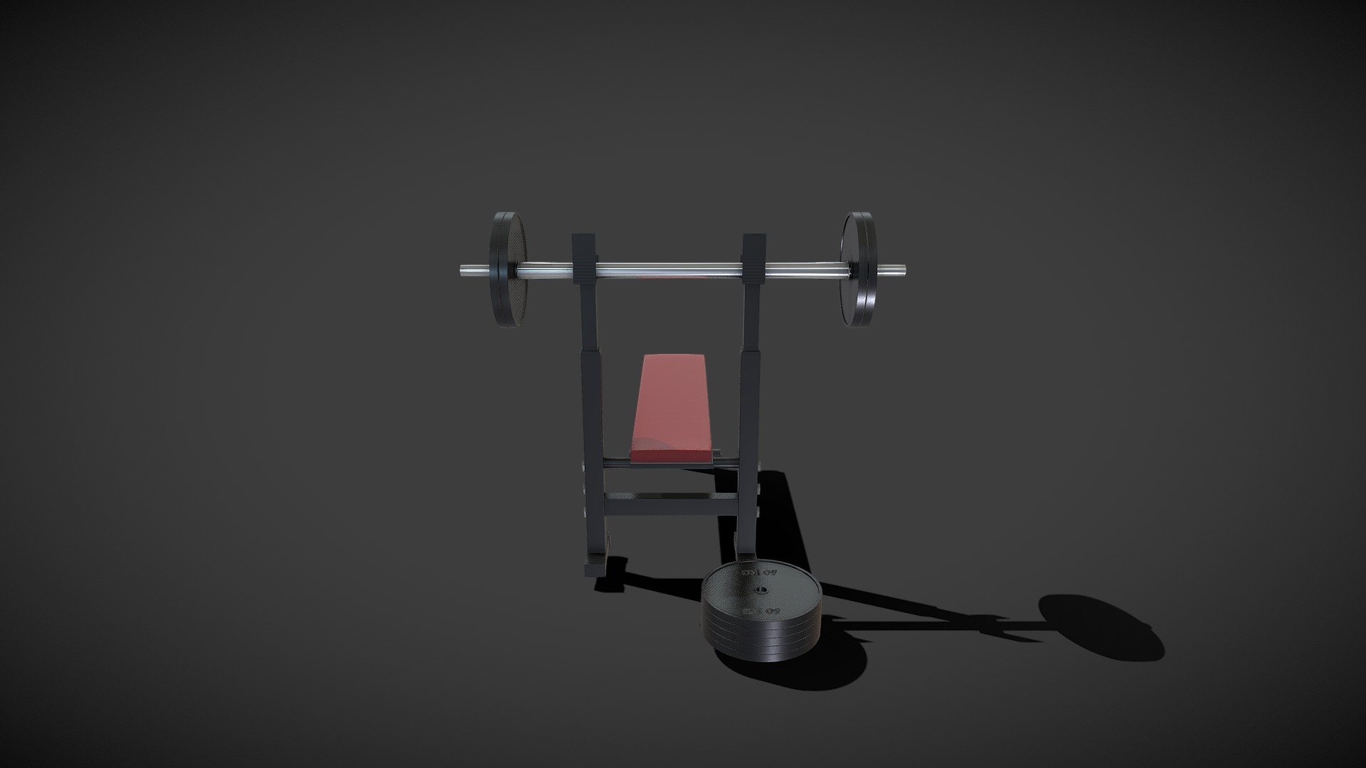 gym Bench - Buy Royalty Free 3D model by umarahmed077 (@umarahmed07 ...