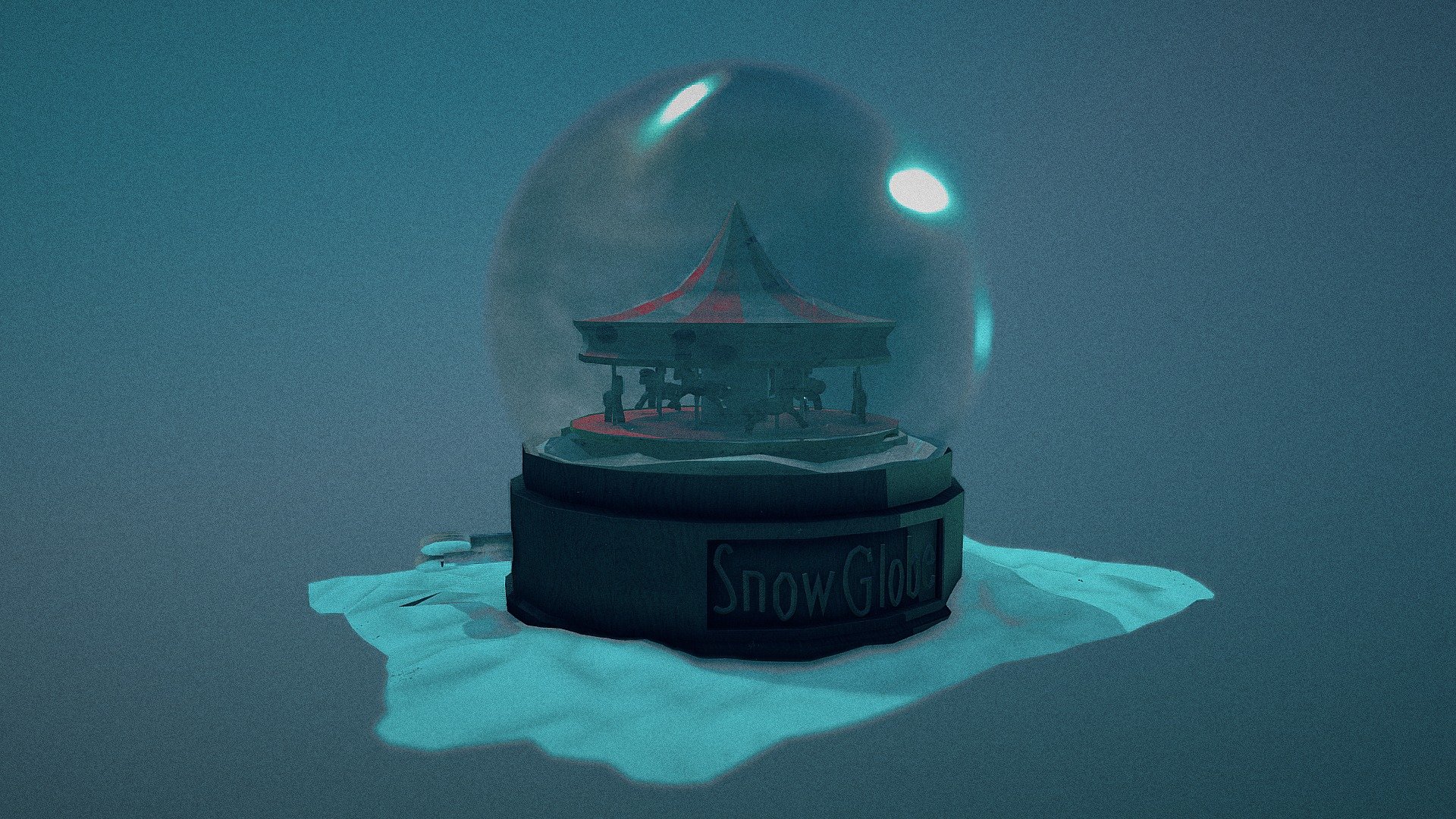 Snow Globe Old - 3D model by 8bit (@8_bit) [5edbe38] - Sketchfab