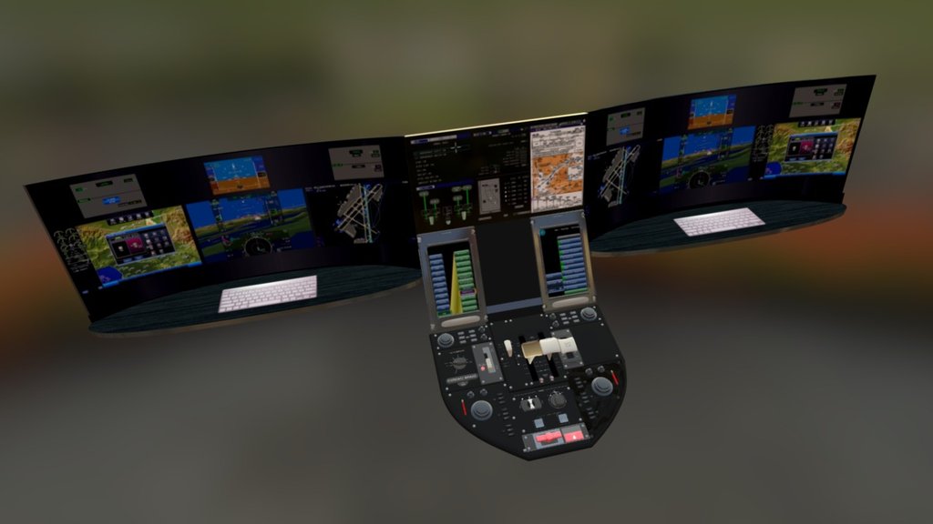 Curved Flight Deck - 3D model by Bigwow (@jdr) [5edc783] - Sketchfab