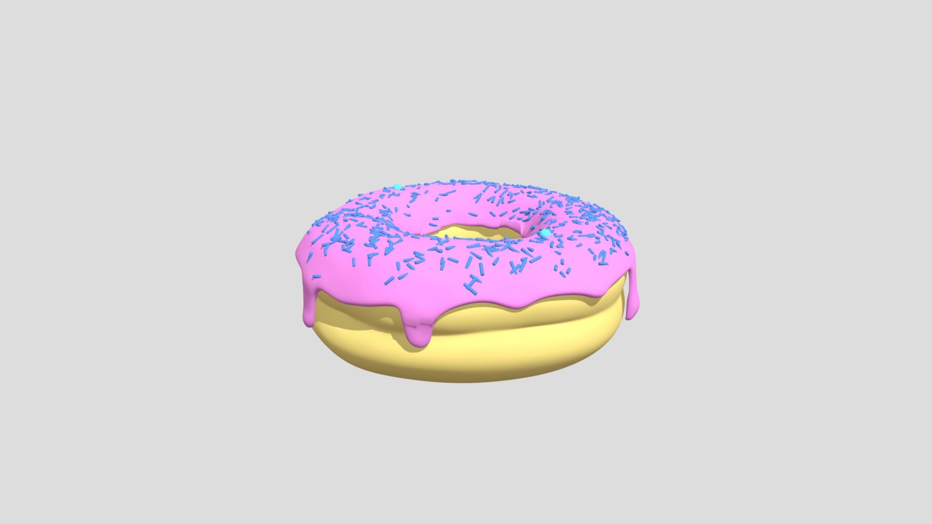 Donut - 3D model by Maurits Dijkman (@MauritsDijkman) [5edf200] - Sketchfab