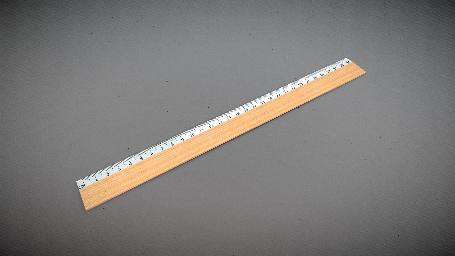 Houten liniaal - 3D model by Stichting Consortium Beroepsonderwijs ...