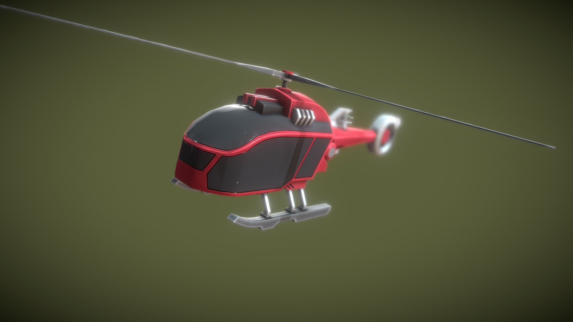 Helicopter [Animated] - 3D model by RockyMadio [5edf83a] - Sketchfab