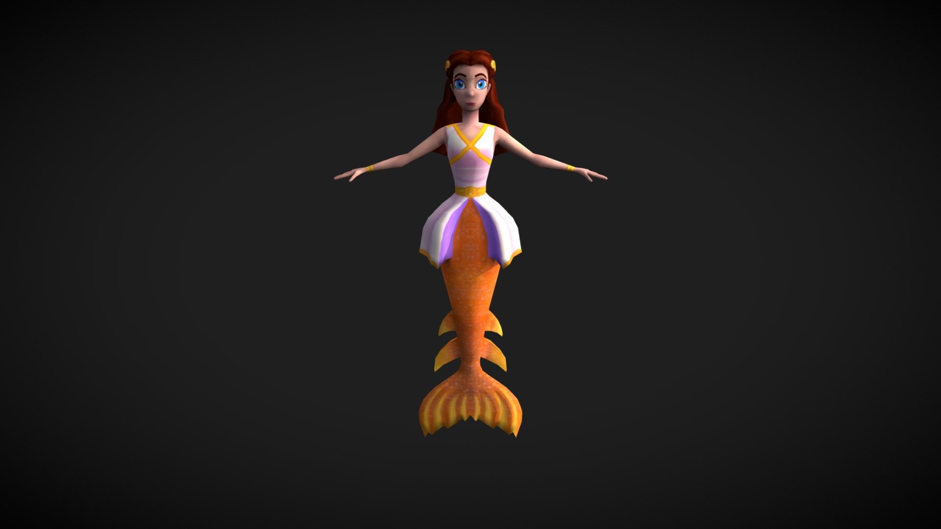 Mermaid - 3D model by Сhemaron (@chemaron) [5edf993] - Sketchfab