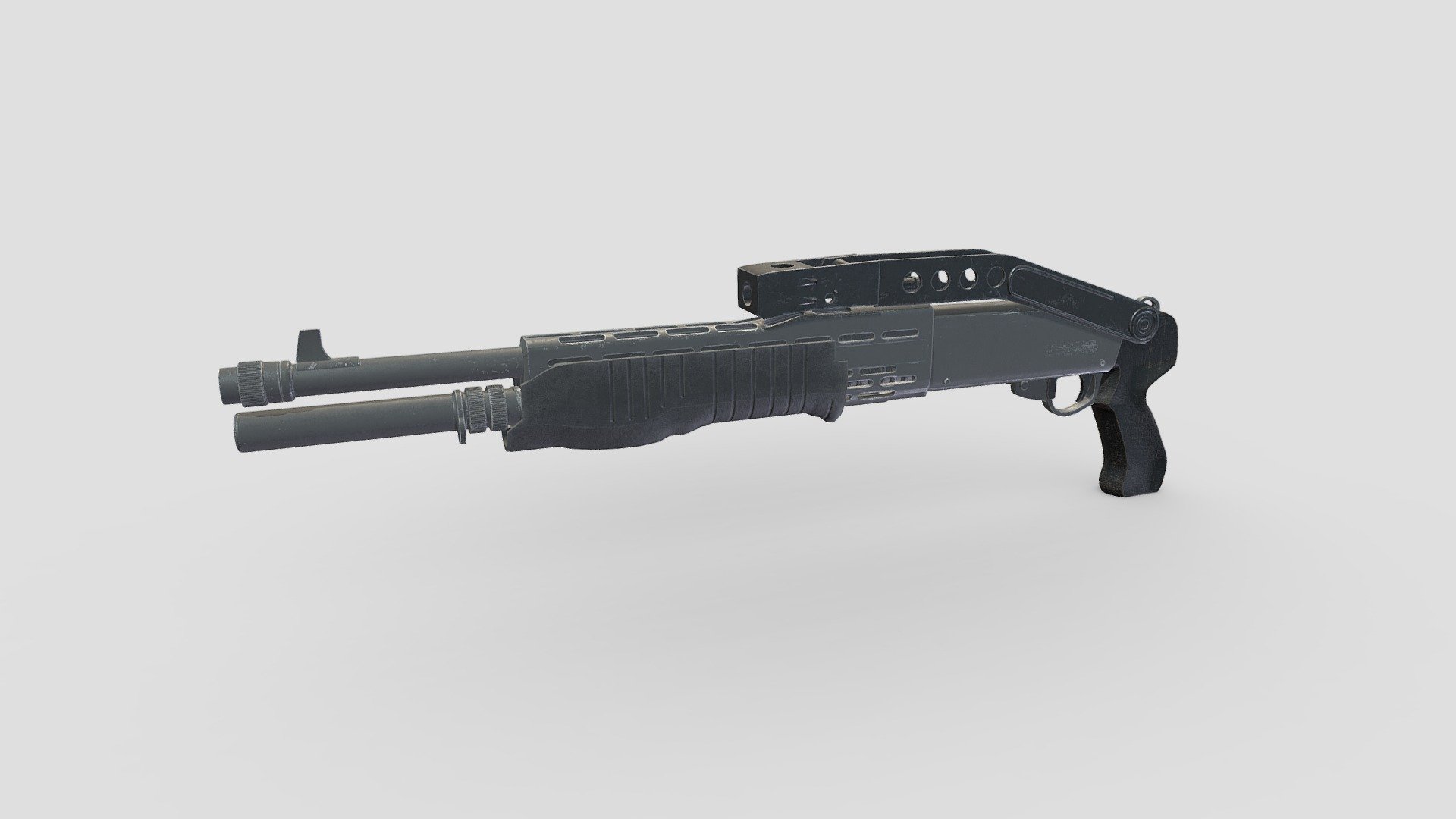 Franchi SPAS-12 - 3D model by MaX3Dd [5ee03cd] - Sketchfab