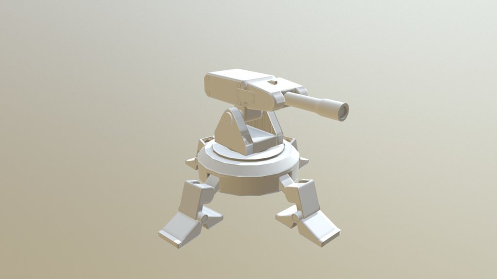 Turret - 3D model by samibakhsh [5ee1dde] - Sketchfab
