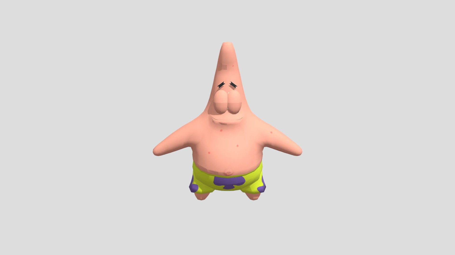 patrick star - Download Free 3D model by kyle.river.withem [5ee26c5 ...