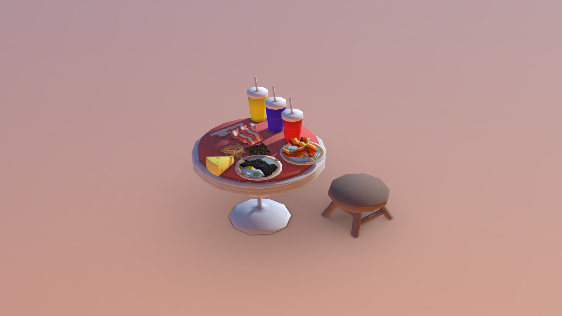 Chef Game's Items - 3D model by Miaru3d [5ee286b] - Sketchfab