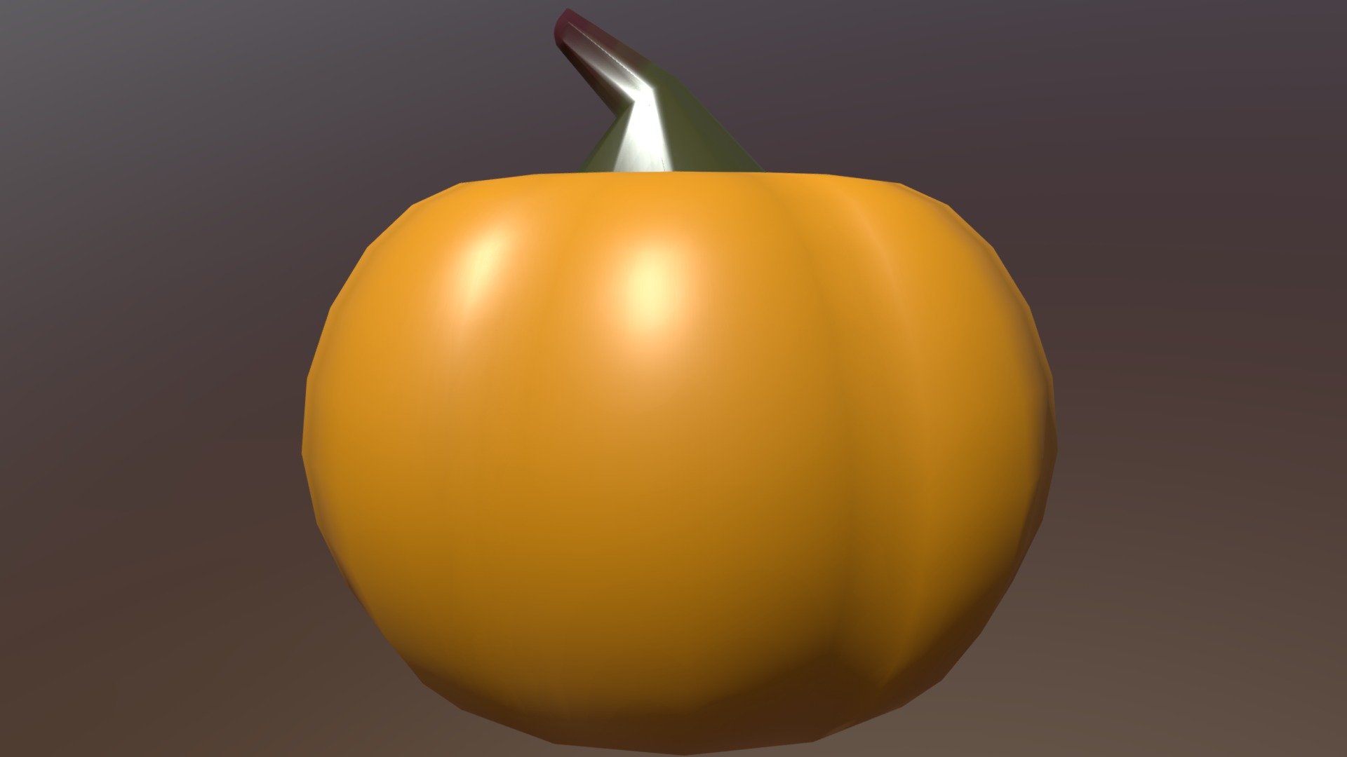 Low Poly Pumpkin - 3D model by GooGoobie [5ee3368] - Sketchfab
