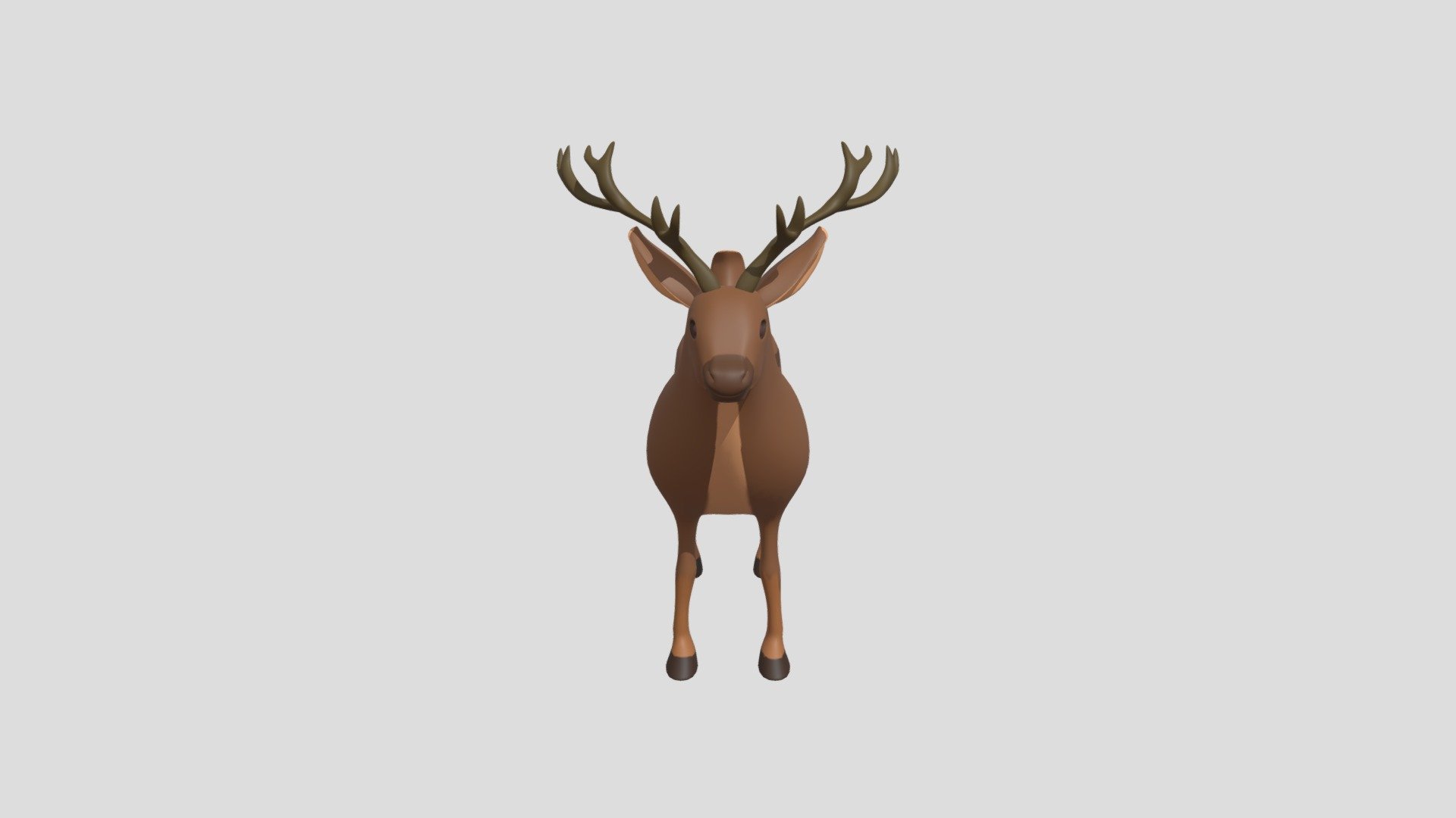 Deer - 3D model by Titipon.Wannadee [5ee5261] - Sketchfab
