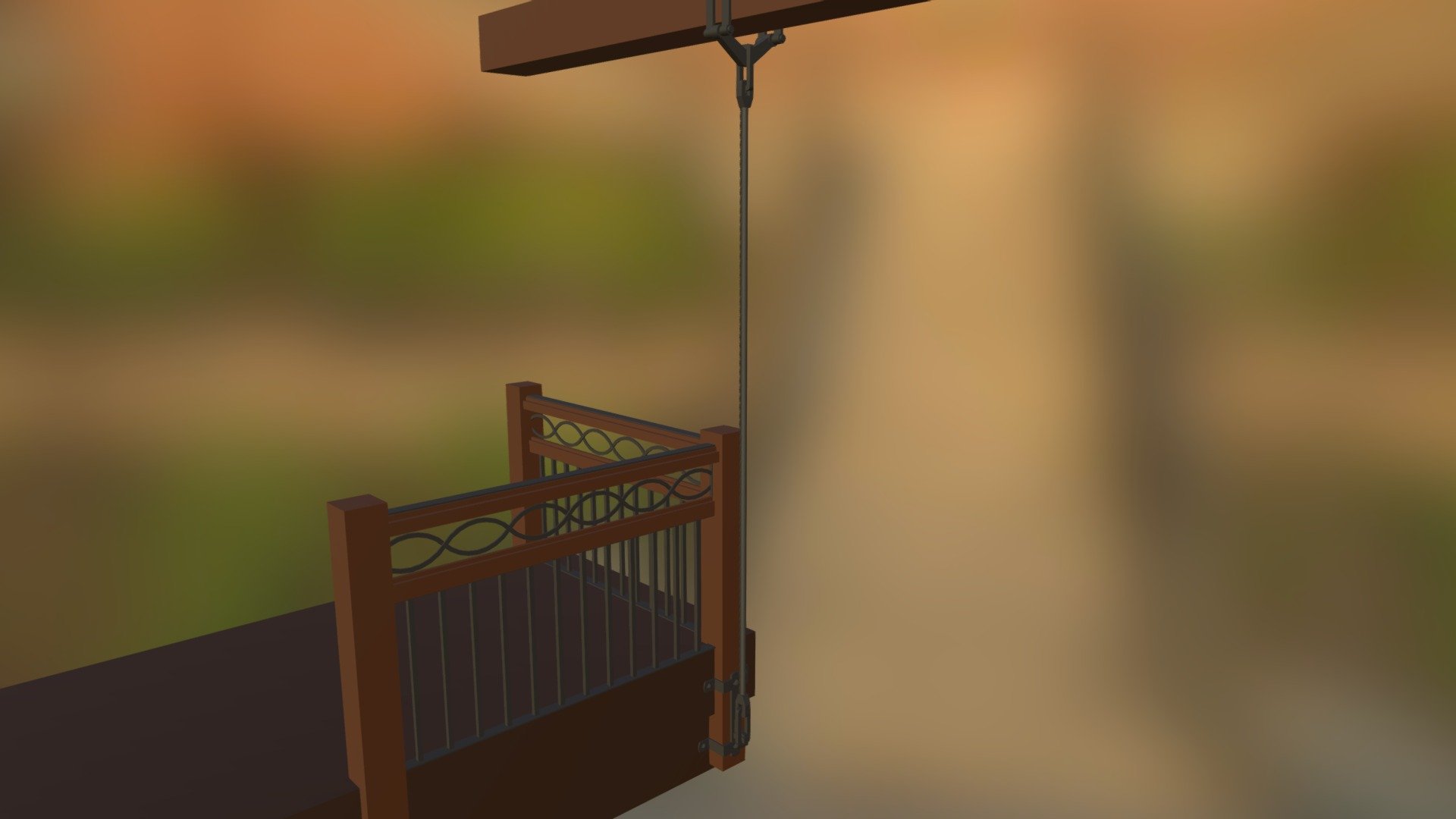 Balcony Support - 3D model by Jeff Tice (@jeffery71) [5ee59d7] - Sketchfab