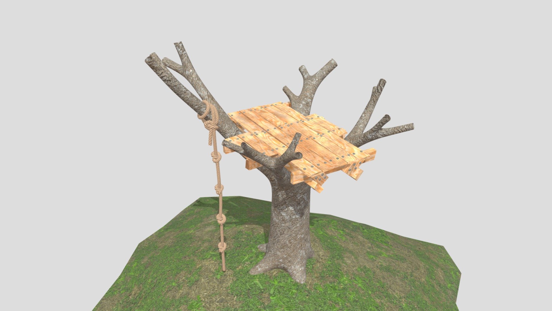 Tree Platform - 3D model by Bryce Hansen (@BryceHansen) [5eeae66 ...