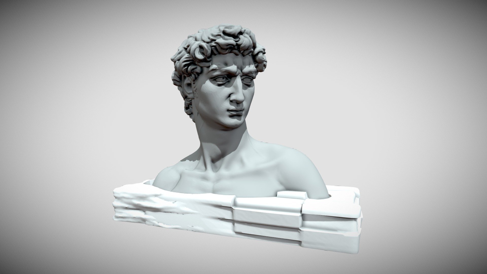 DAVID BUST TEXTURE - 3D model by Beeld 3D (@beeld3d) [5eeb131] - Sketchfab