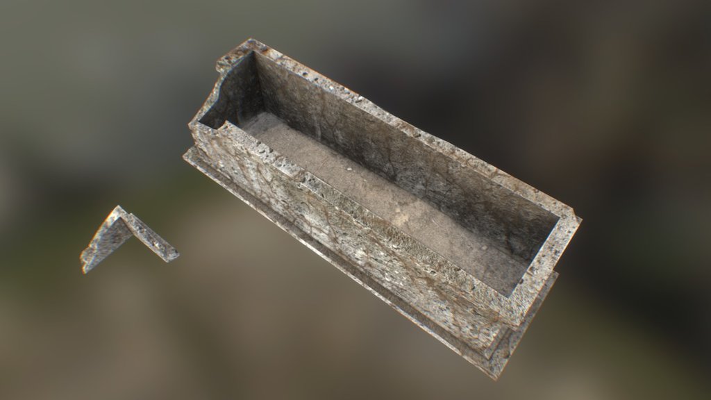 Broken tomb - 3D model by 32cm [5eeb533] - Sketchfab