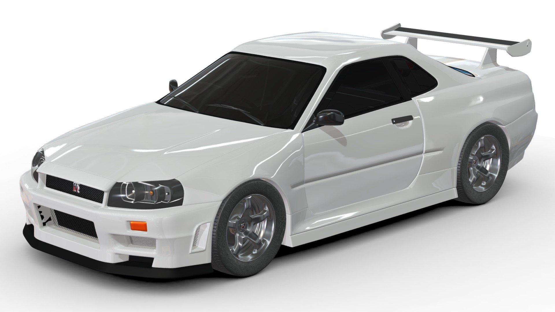 Nissan GTR R34 Skyline | GT-R Skyline - Download Free 3D model by Pooya ...