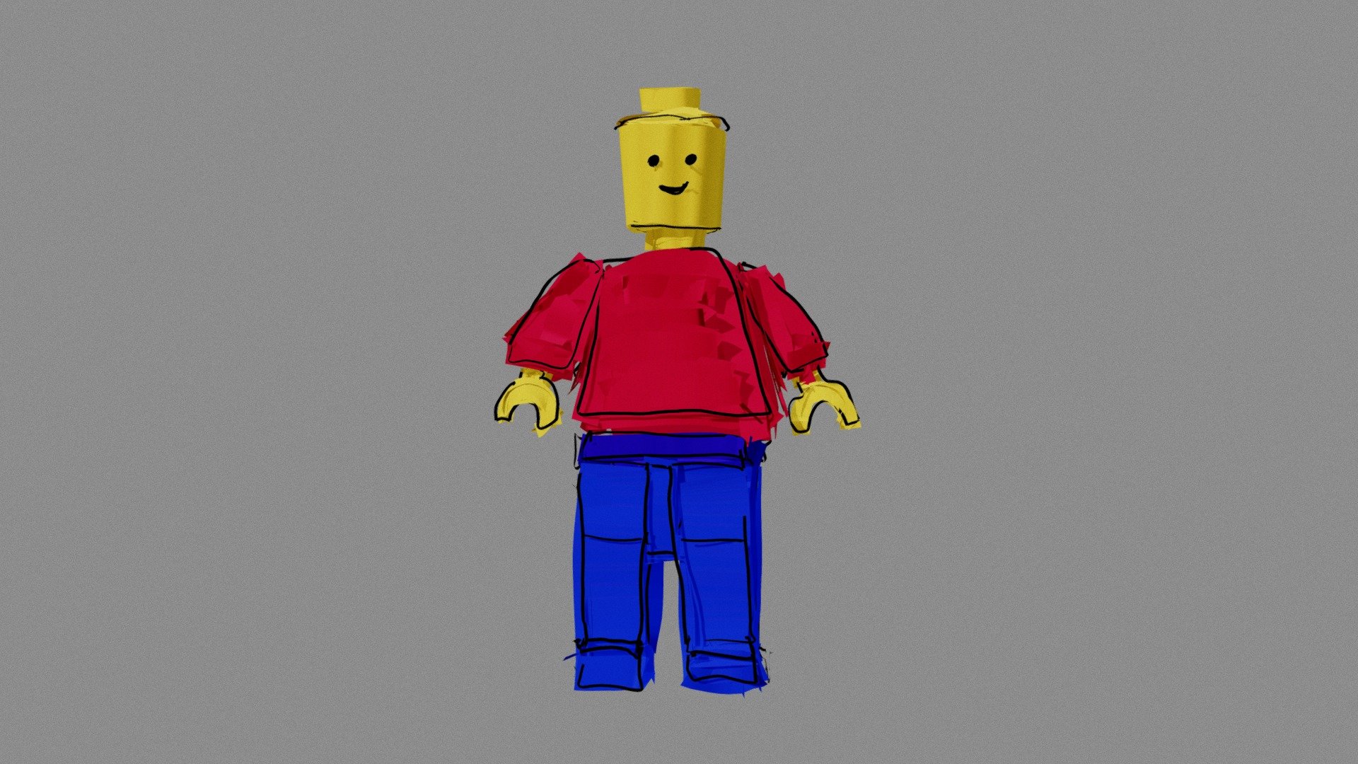 Tiltbrush Lego man - 3D model by alban [5eed8b7] - Sketchfab