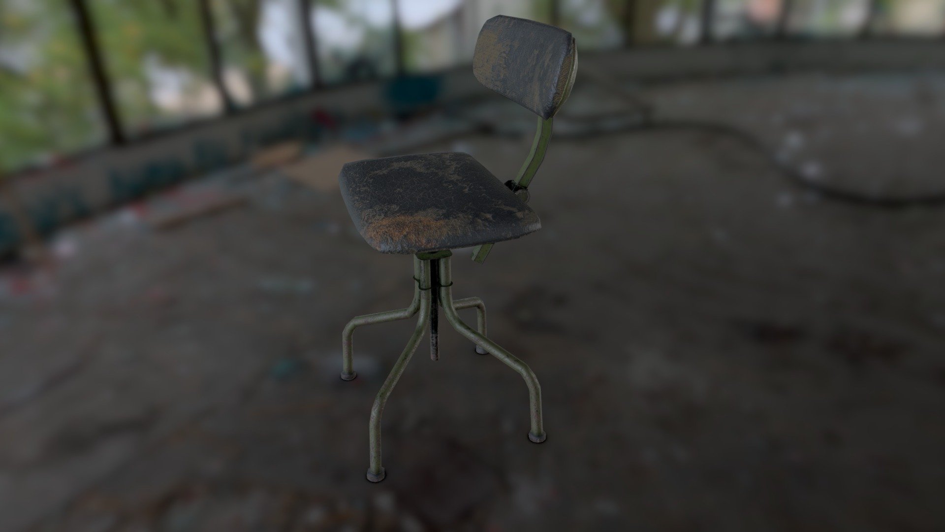 old rusty lab chair - 3D model by RedAuburn [5eef6ab] - Sketchfab