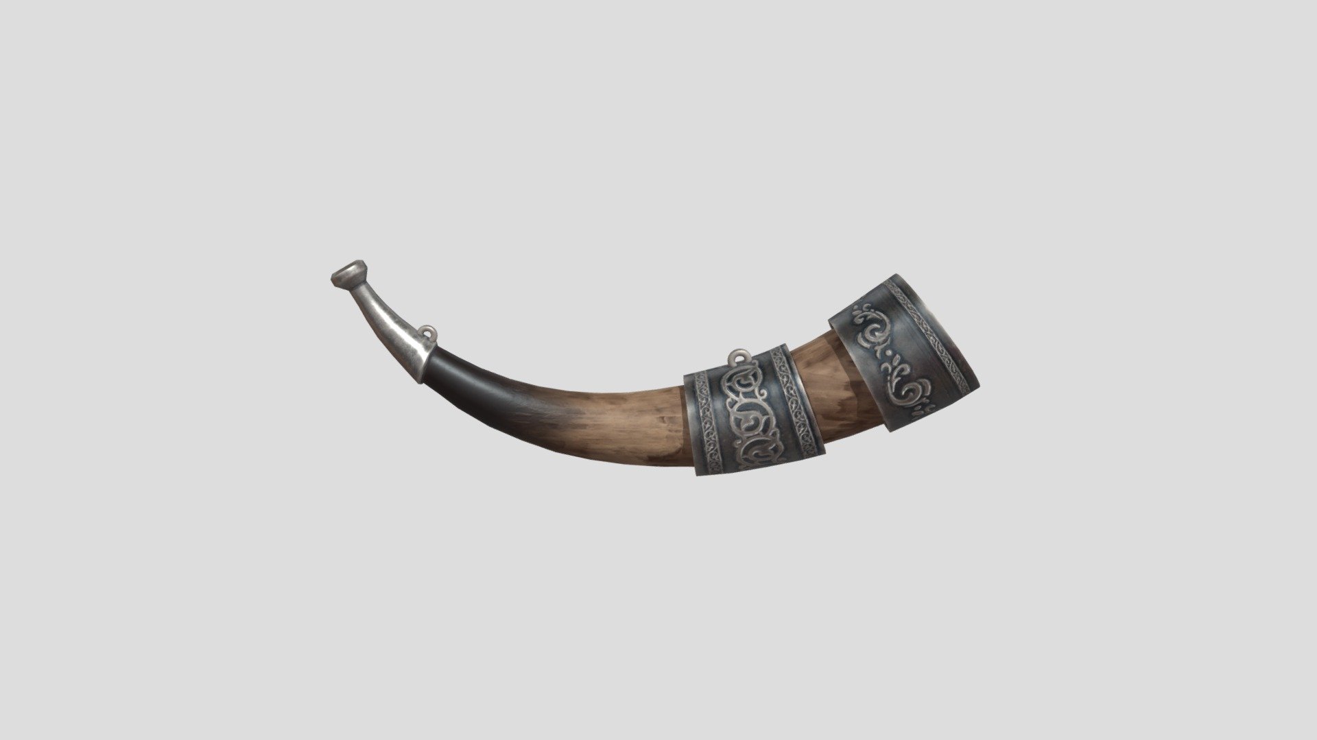 Stylized Viking Arabian style Horn Game Ready - 3D model by nomank ...