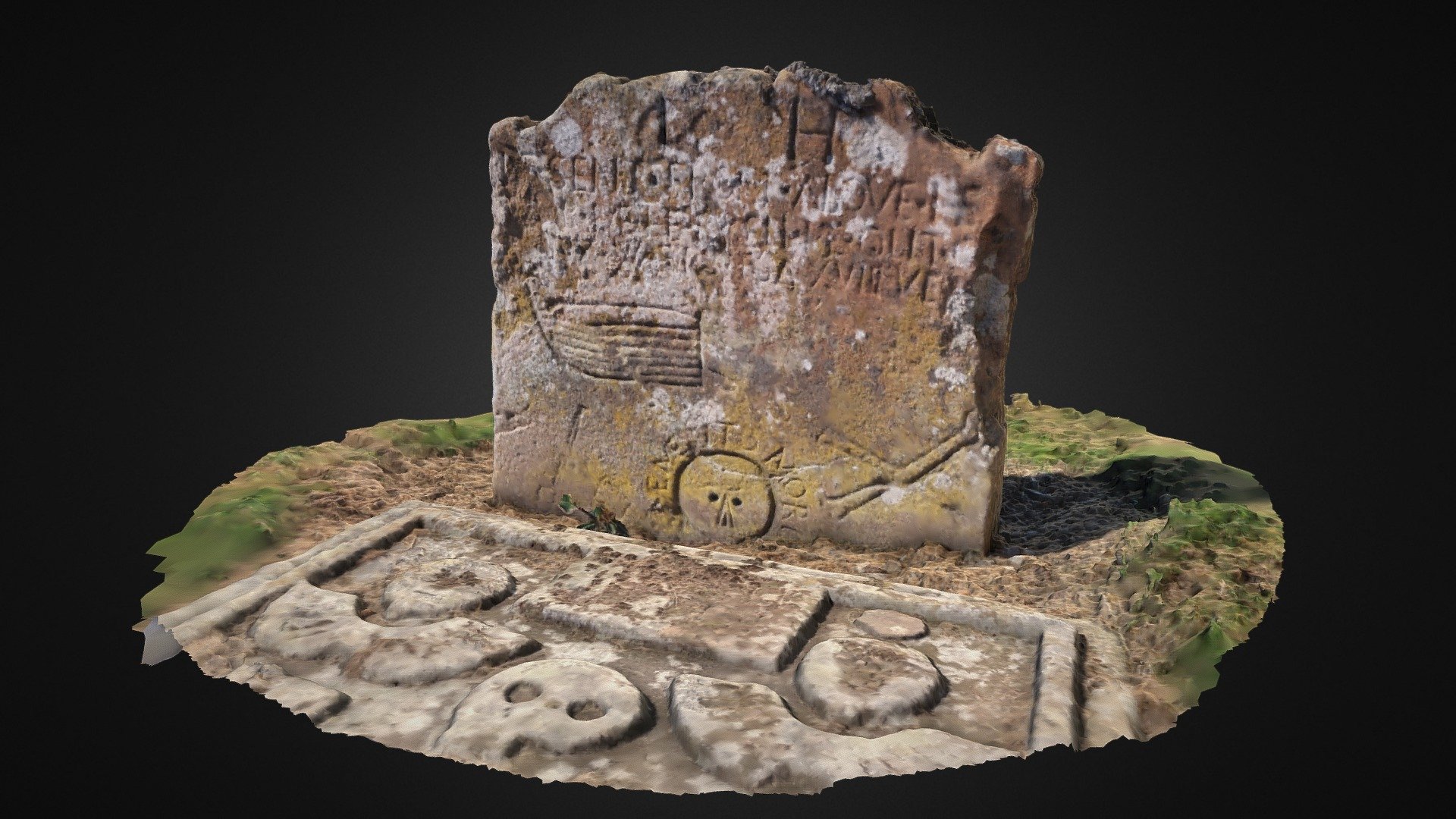 Gravestone, Dunning, St Serf's churchyard - Download Free 3D model by Douglas Ledingham ...