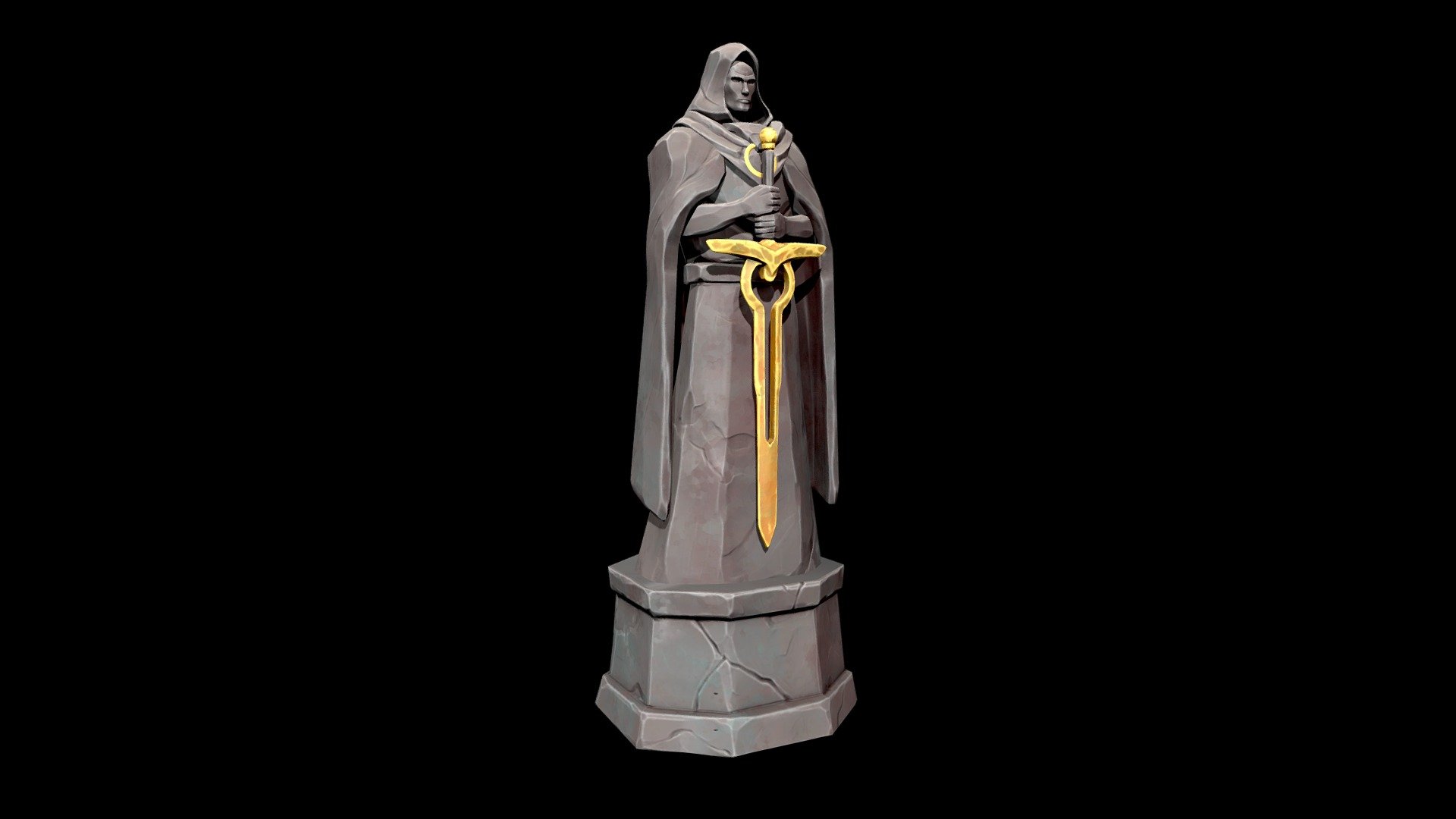 Statue Sword - 3D model by JaeYoung (@popoyo325) [5ef07e8] - Sketchfab