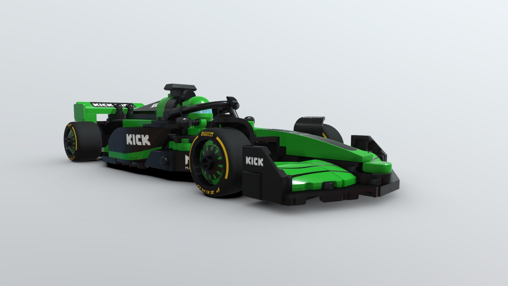 Lego F1 2024 Sauber - Download Free 3D model by ModelCloud [5ef0d53 ...
