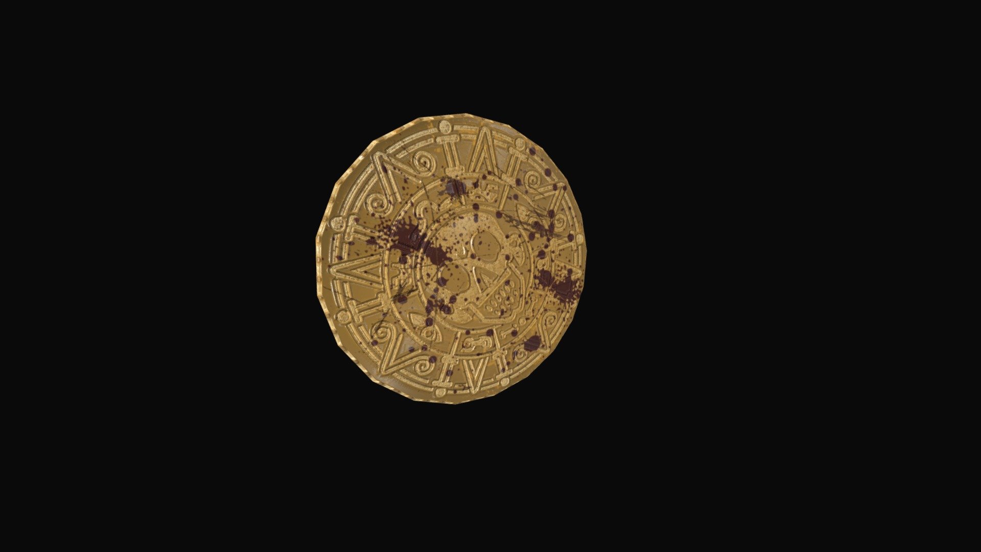 Pirate coin - 3D model by Sergej_Patkovic [5ef2156] - Sketchfab