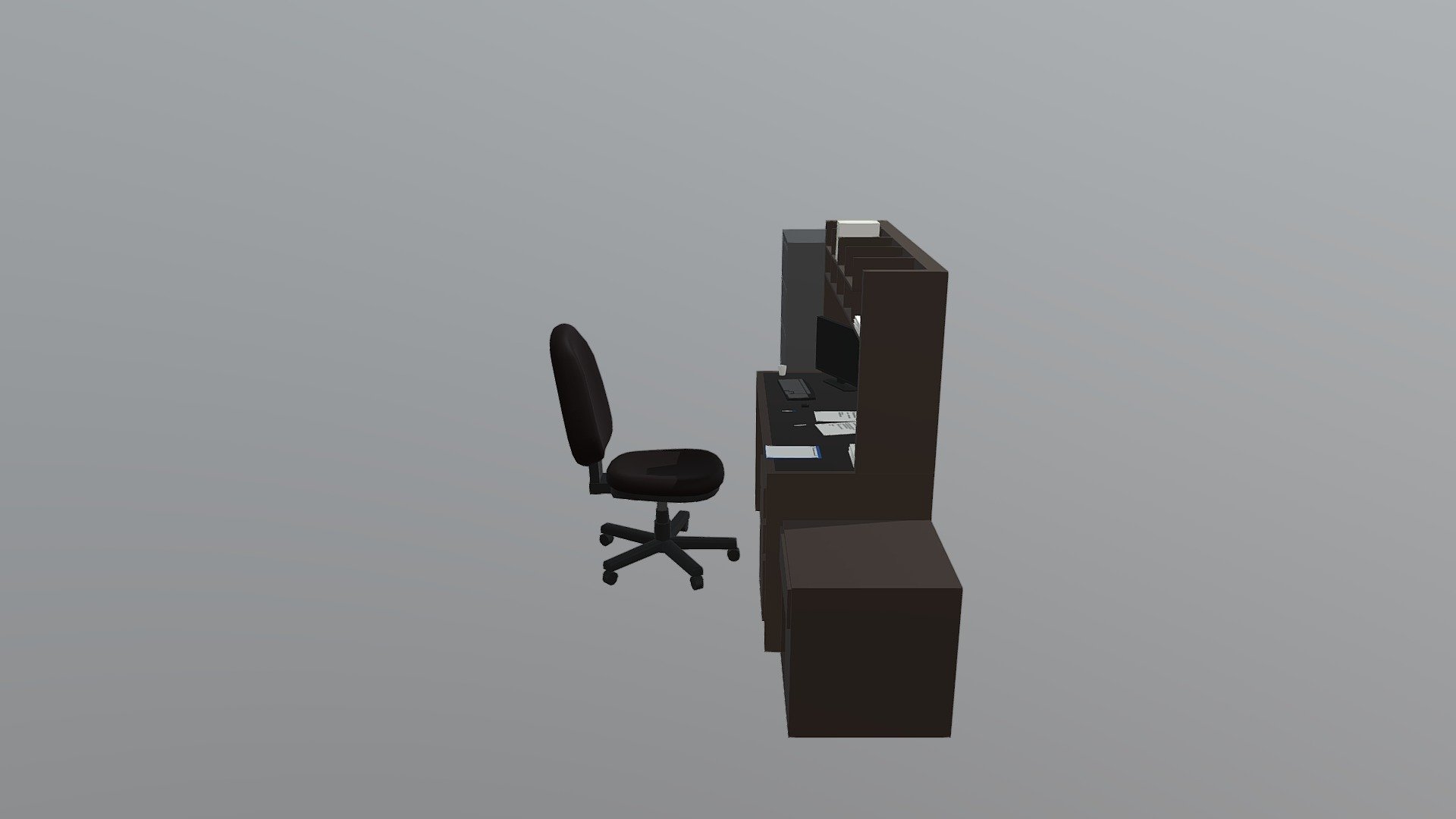 Desk - 3D model by bacid [5ef2905] - Sketchfab