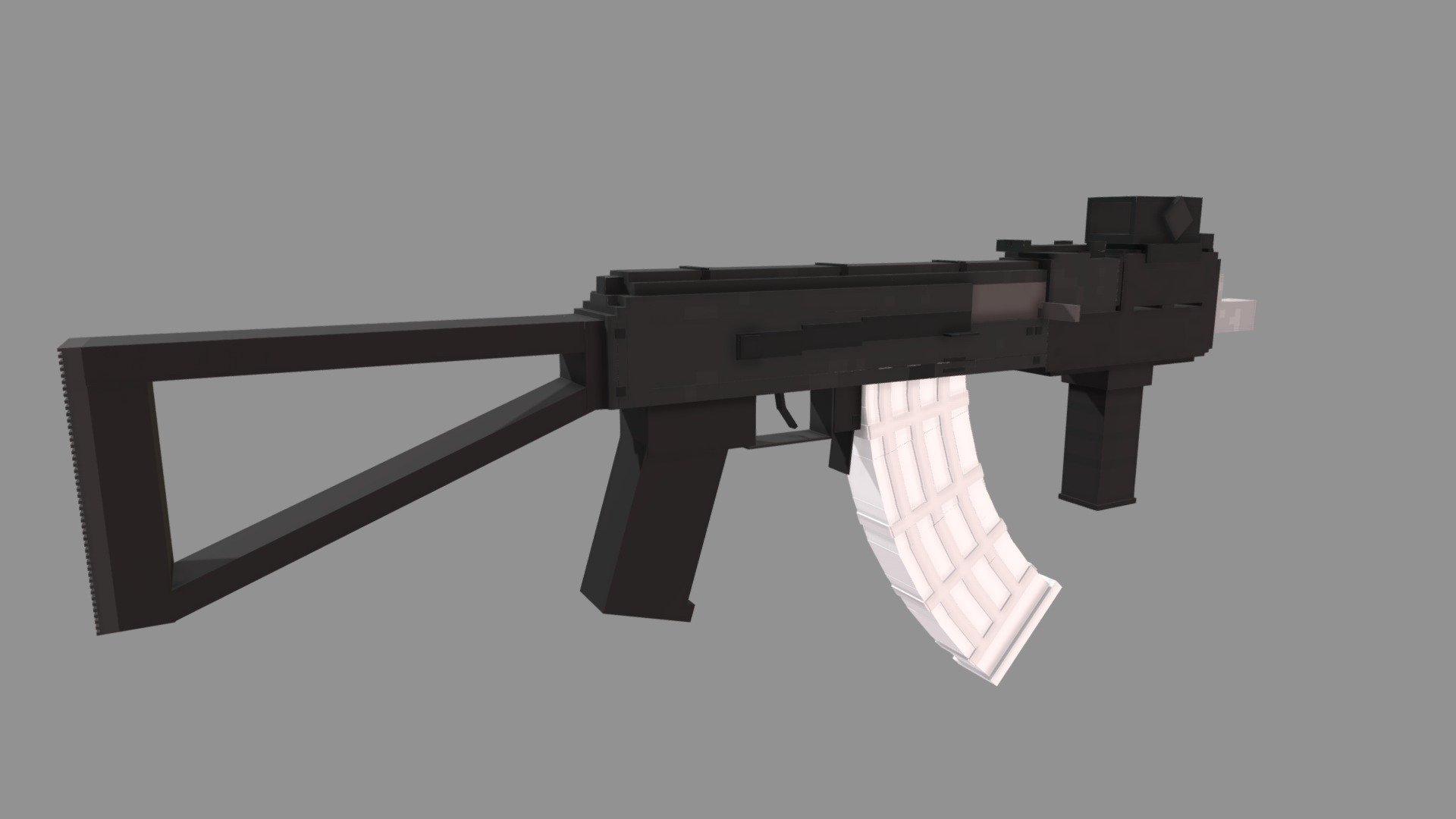Ak-74 Mini (Animated) - 3D model by VianLogray (@STARichokk) [5ef3563 ...
