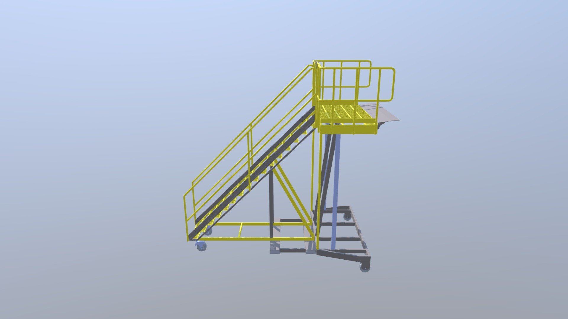 ESCALA ACCESO A BALDE PALA - 3D model by ADVO [5ef4b93] - Sketchfab