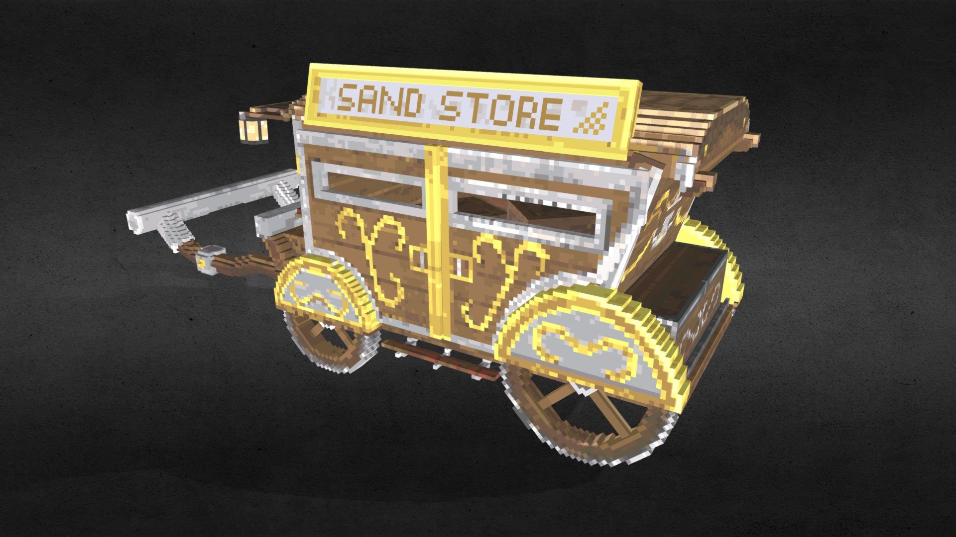 Voxel Wagon (VoxEdit Animated) - 3D model by fatemeh (@fatemeh_khoshkam ...