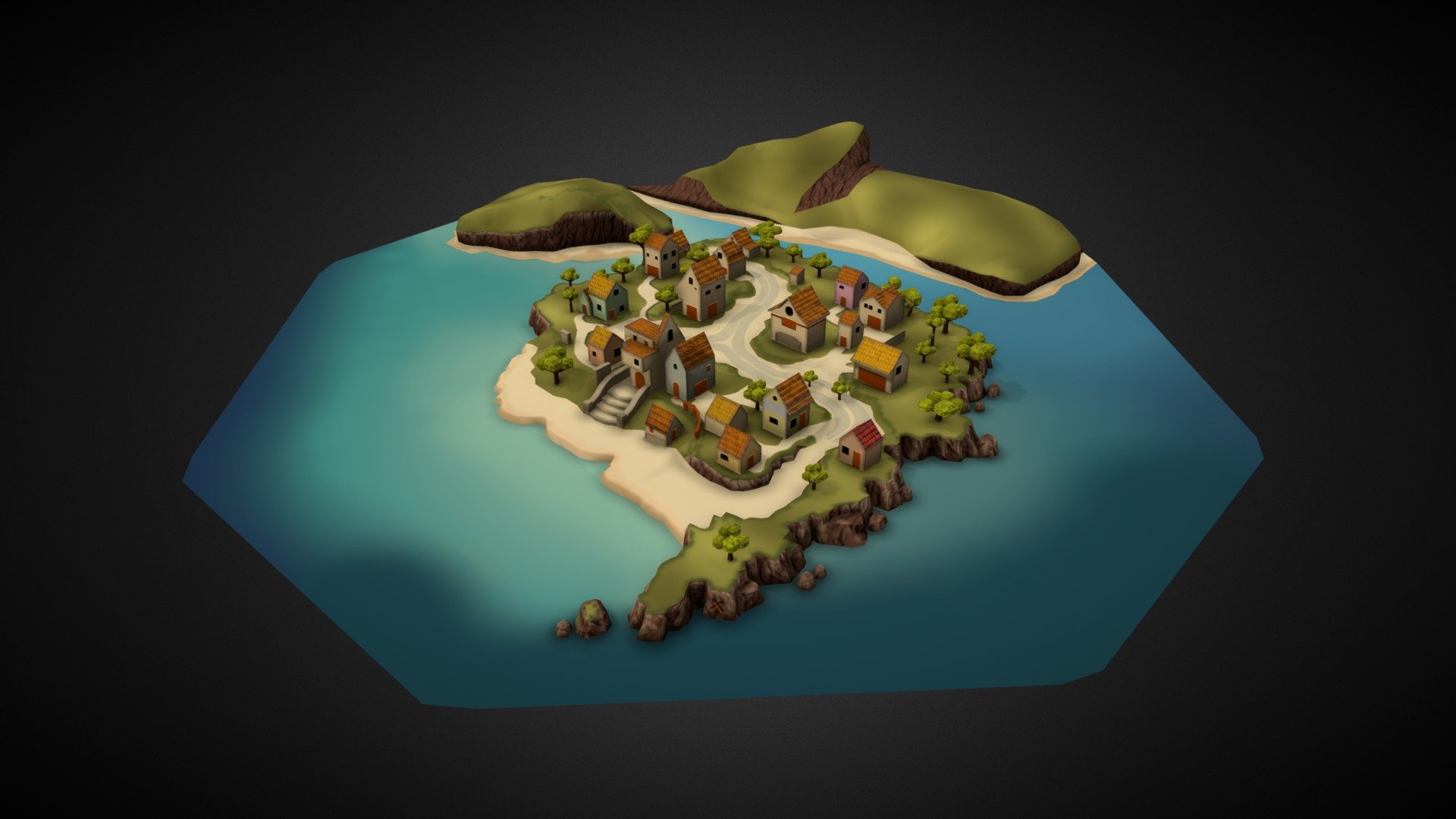 Diorama Isla - Download Free 3D model by e-restrepo1114 ...