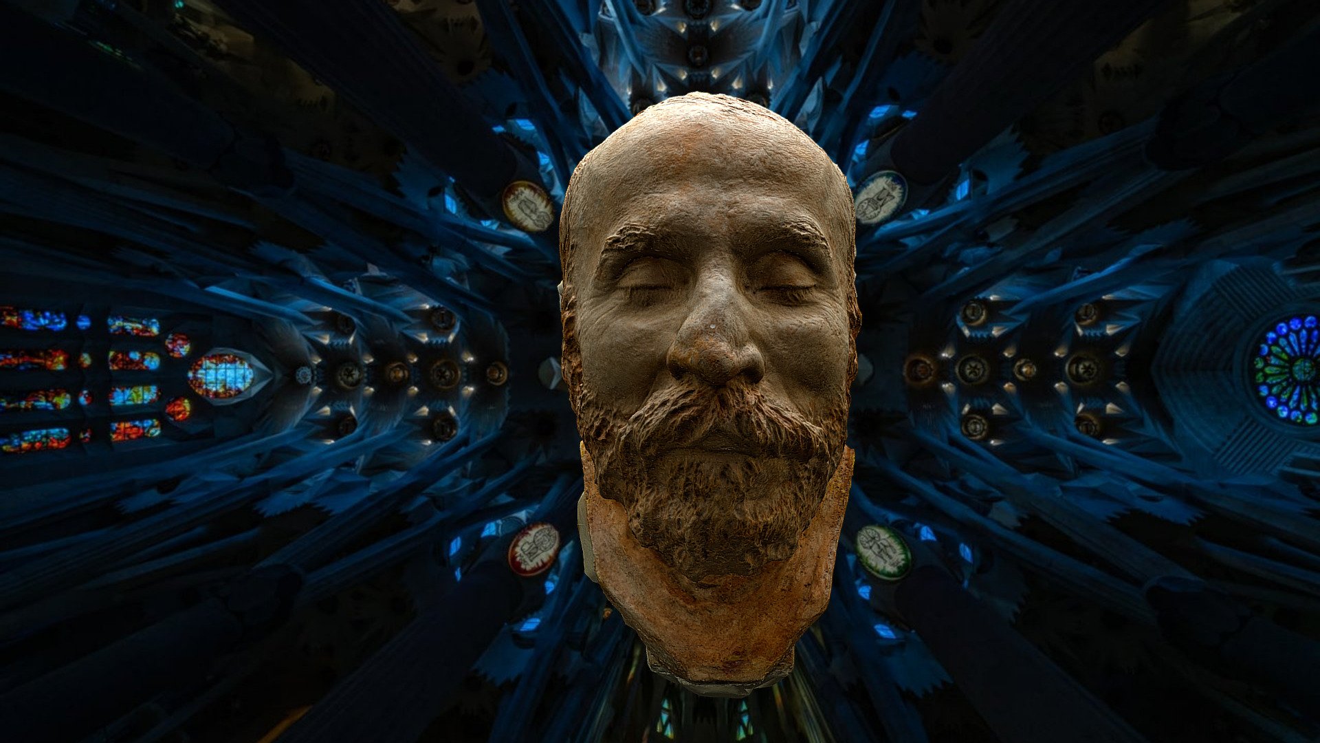 Gaudi's death mask - Download Free 3D model by Zoilo (@iliedom ...