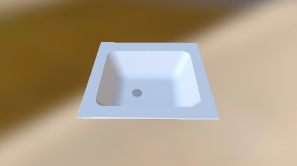 Sink Square Under Offset - 3D model by minimalistdesignstore [5ef8df9 ...