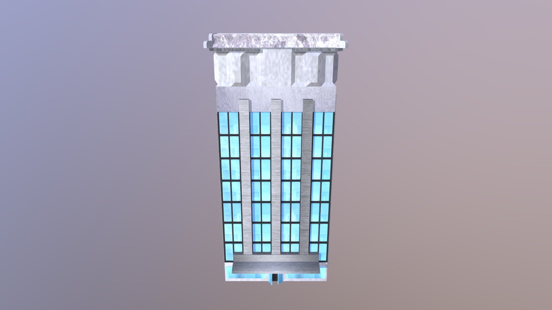 City-tower - 3D model by Anthony.Larner [5efb1d8] - Sketchfab