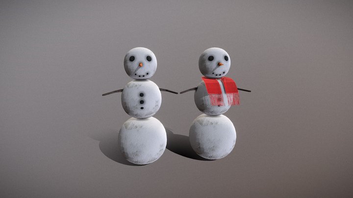 Snowman 3D models - Sketchfab