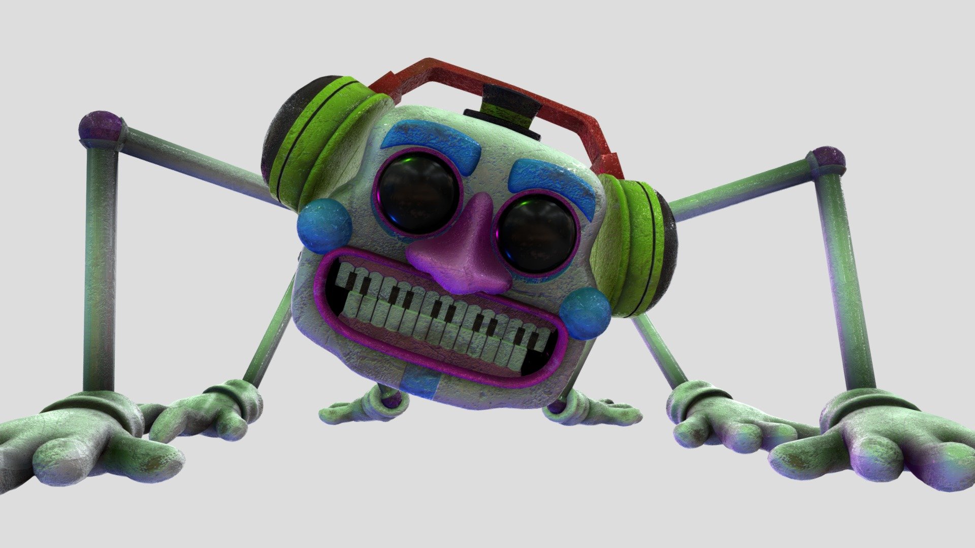 Fnaf Hw 2 DJ Music Man - Download Free 3D model by skylajade69 [5efb4aa ...