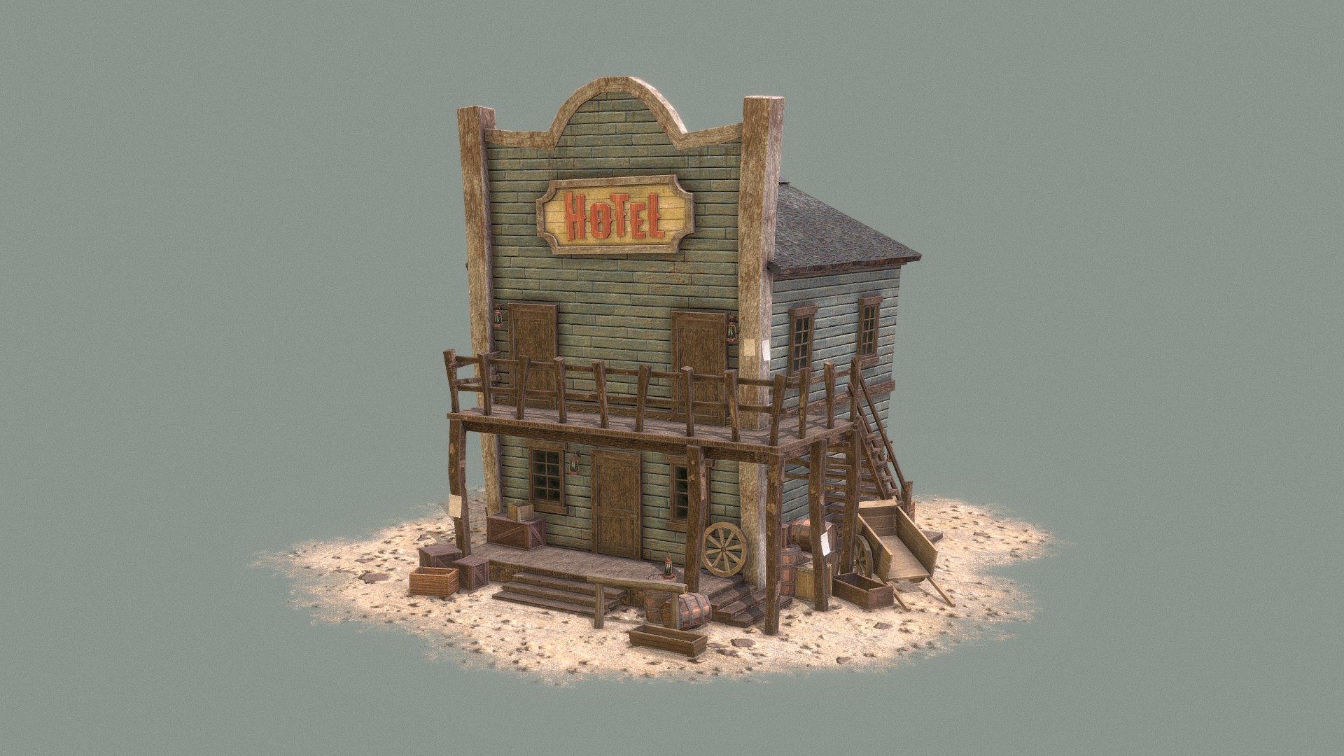 Wild West - 3D model by C (@chekavallar) [5efc2f8] - Sketchfab