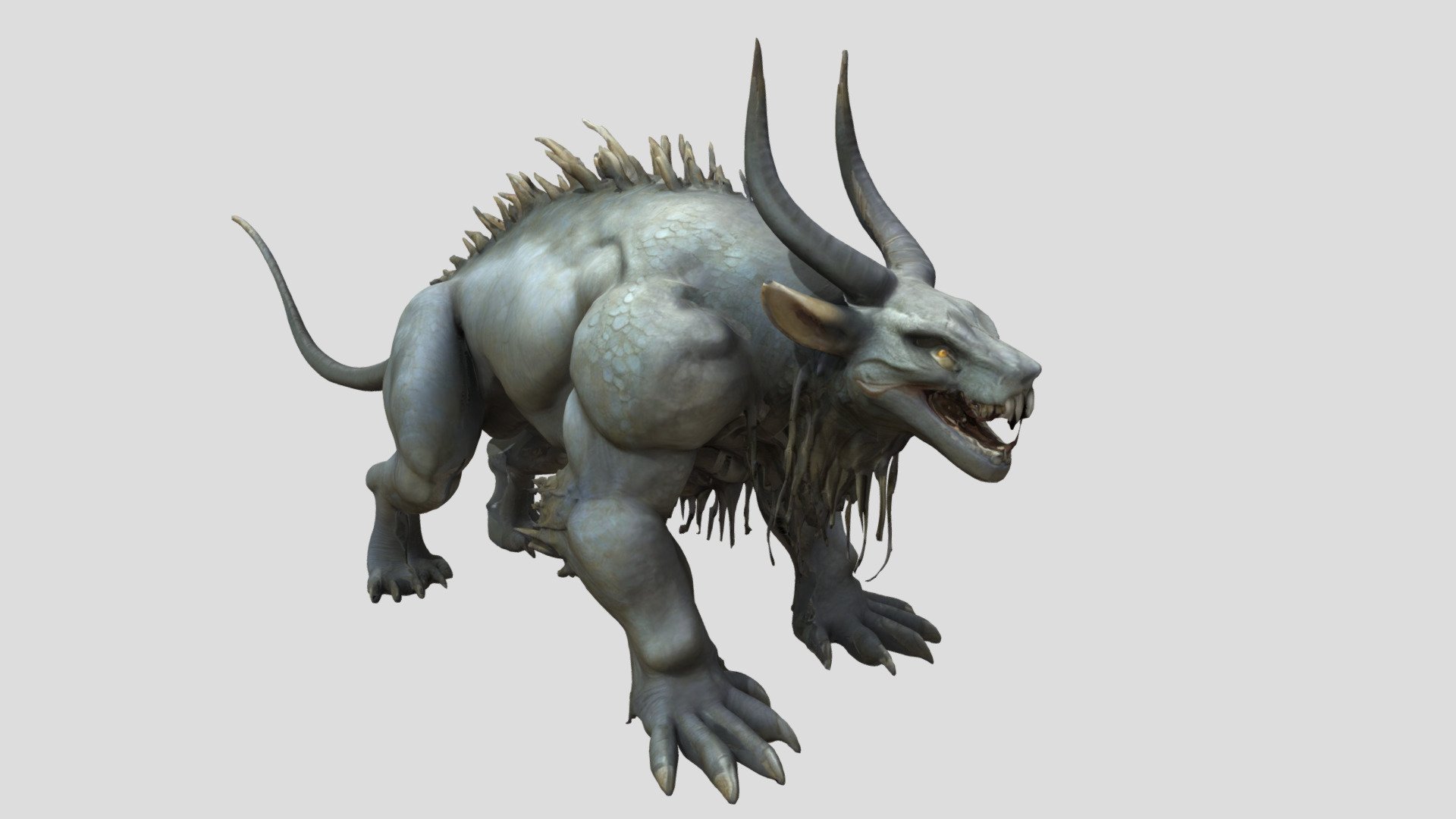 Stonejaw Behemoth - Download Free 3D model by Brian Trepanier (@CMBC ...