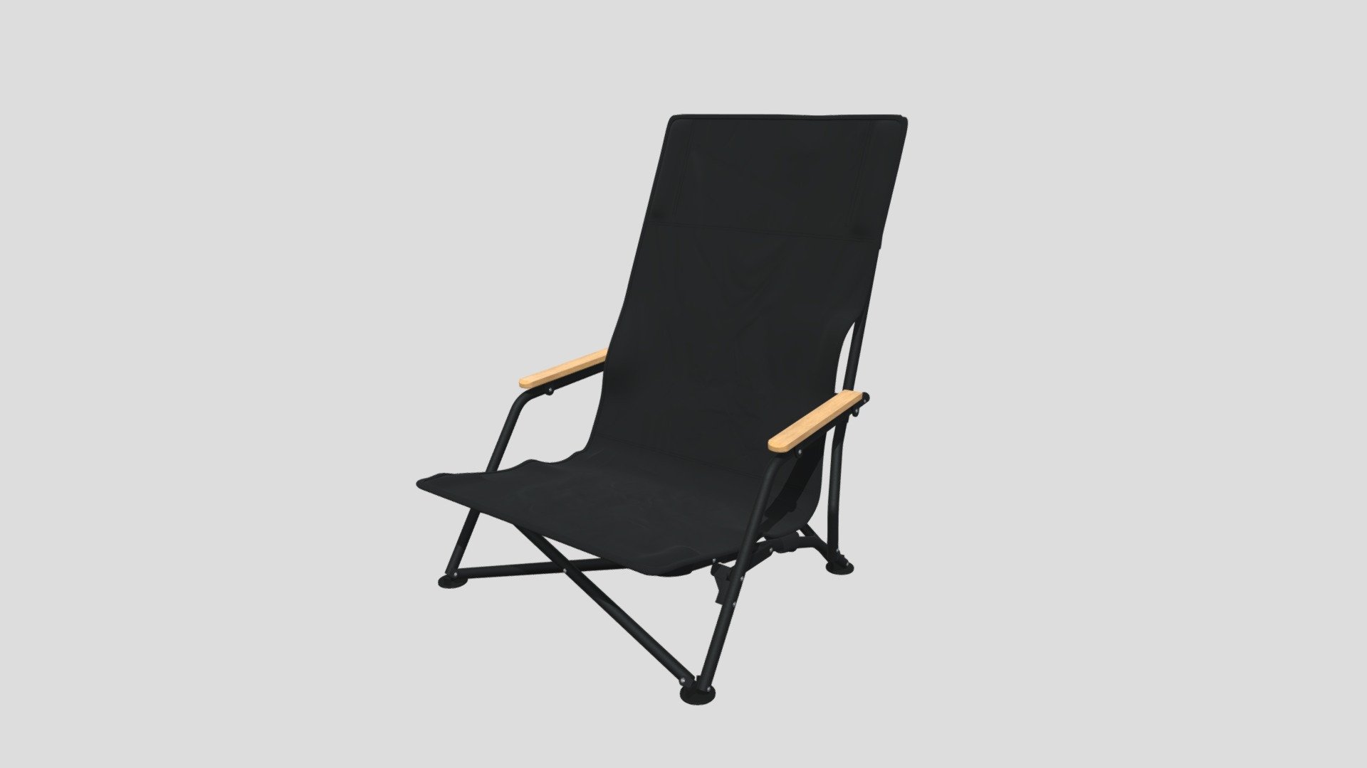 Outdoor Camping Portable Folding Chair - Buy Royalty Free 3D model by ...