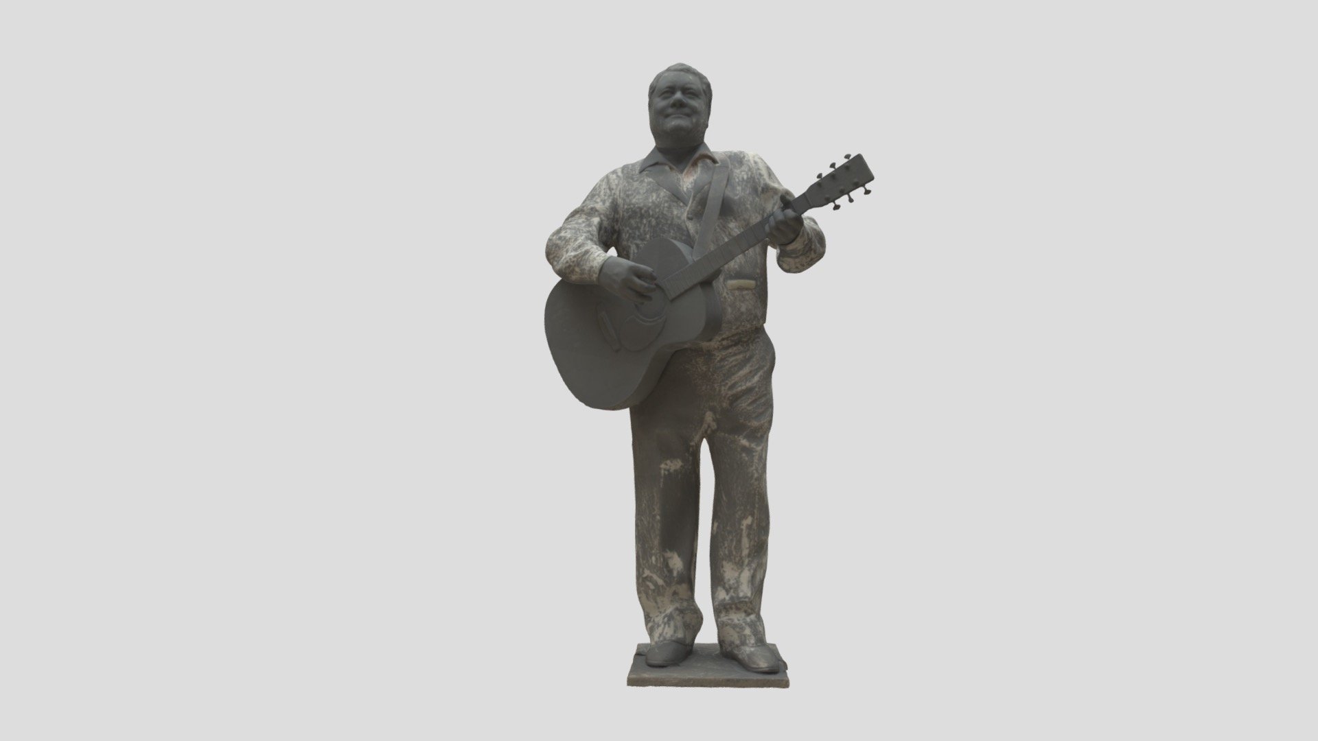Max boyce sculpture 2 - 3D model by rubesart [5efe7c1] - Sketchfab