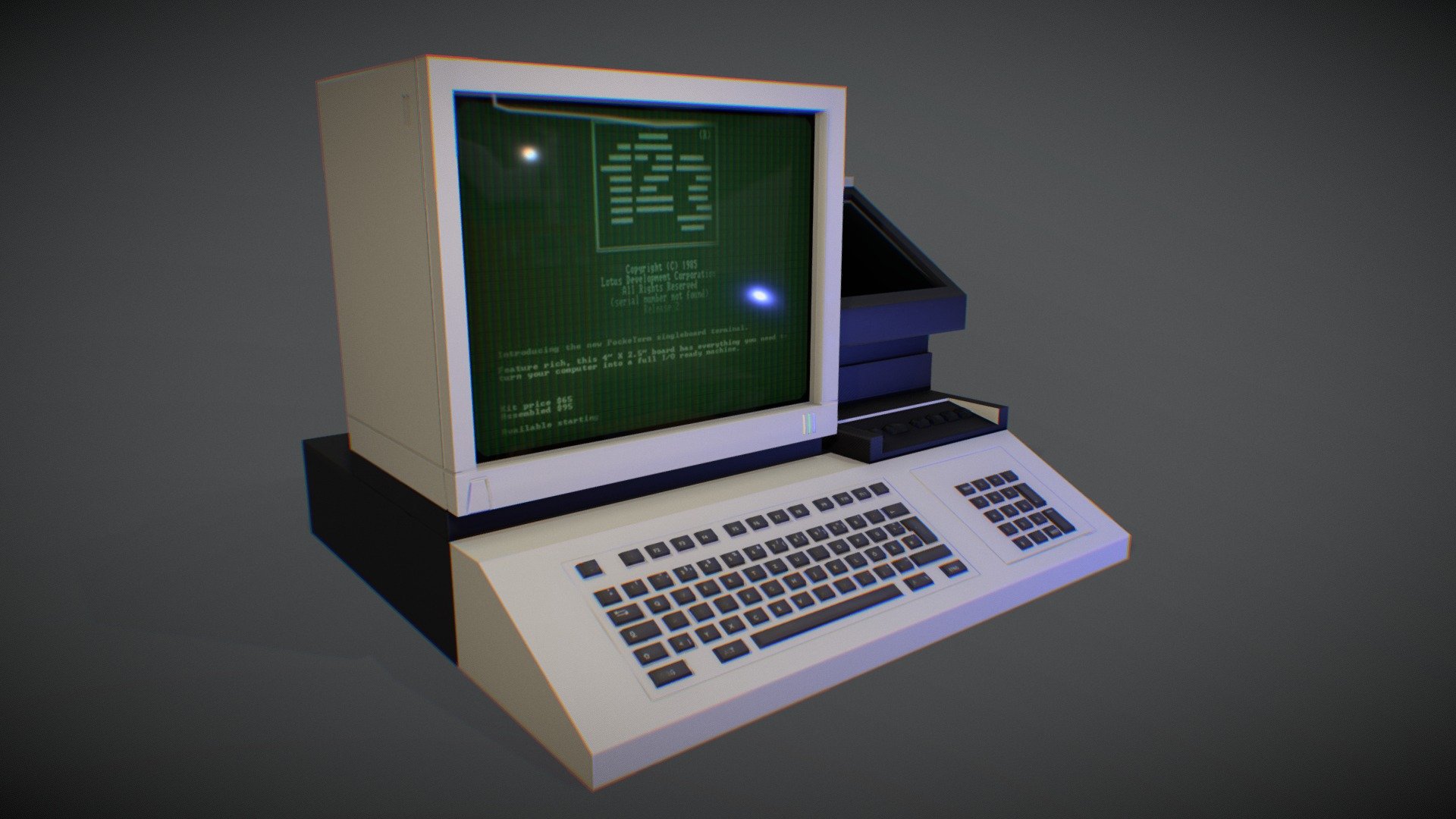 90s PC - 3D model by skodone [5efee15] - Sketchfab