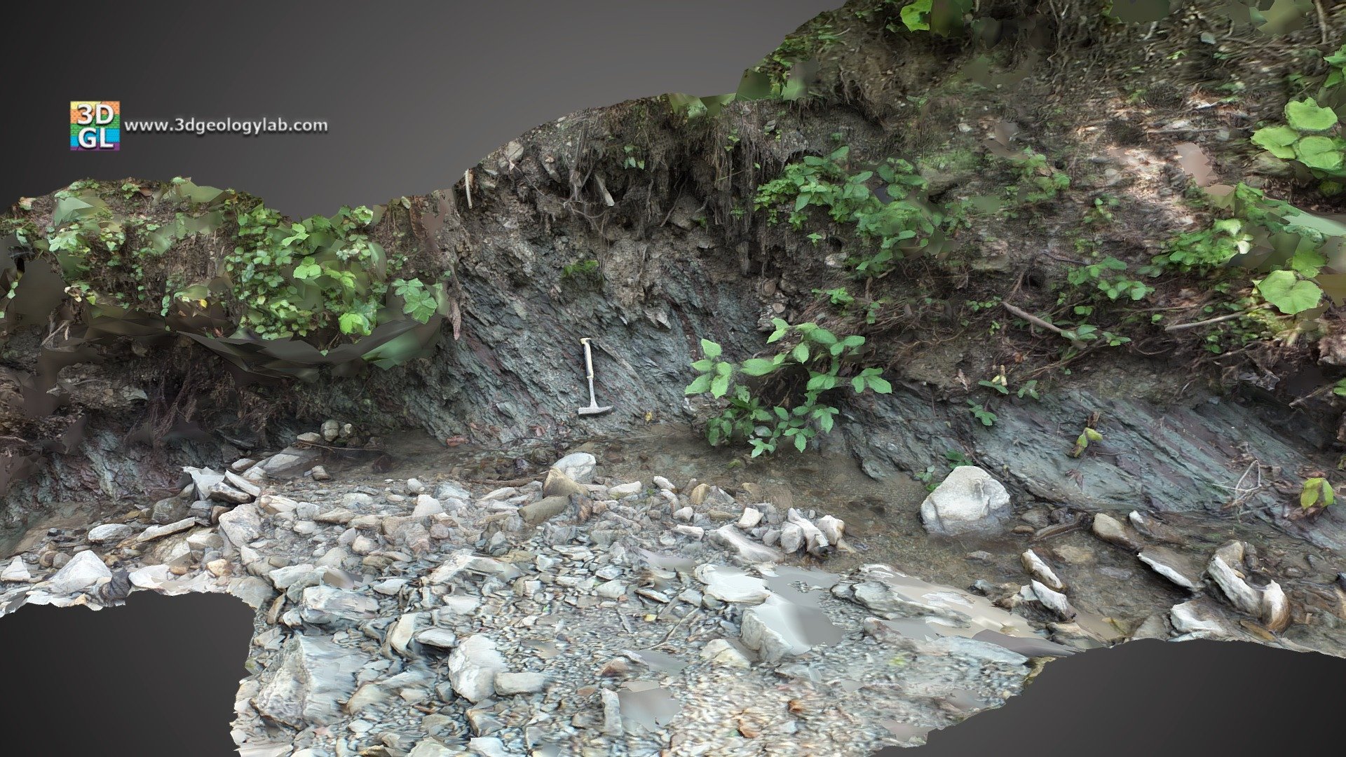 Outcrop (Nmt30) - 3D model by 3D Geology Laboratory (@3DGeologyLab) [5eff1f0] - Sketchfab