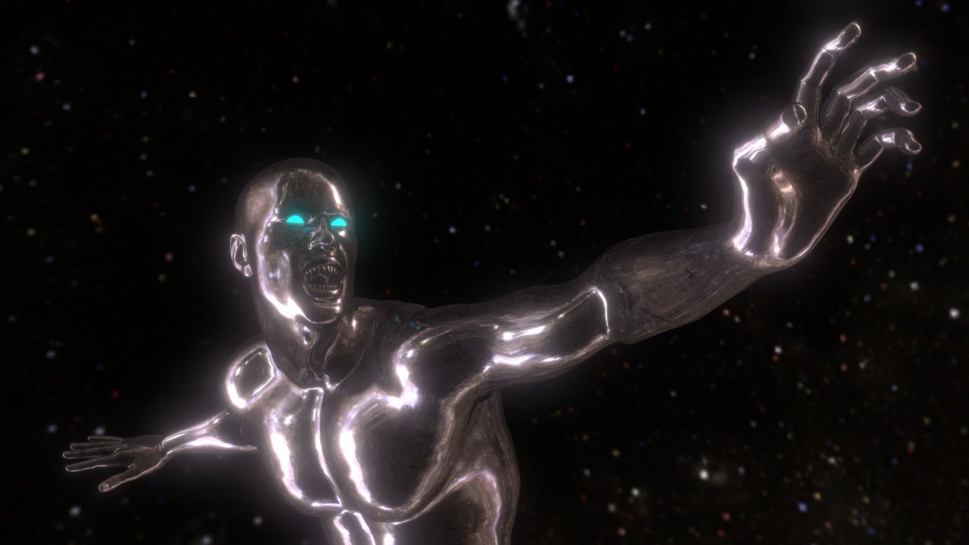 Silver surfer - Download Free 3D model by patromes [5eff2b1] - Sketchfab