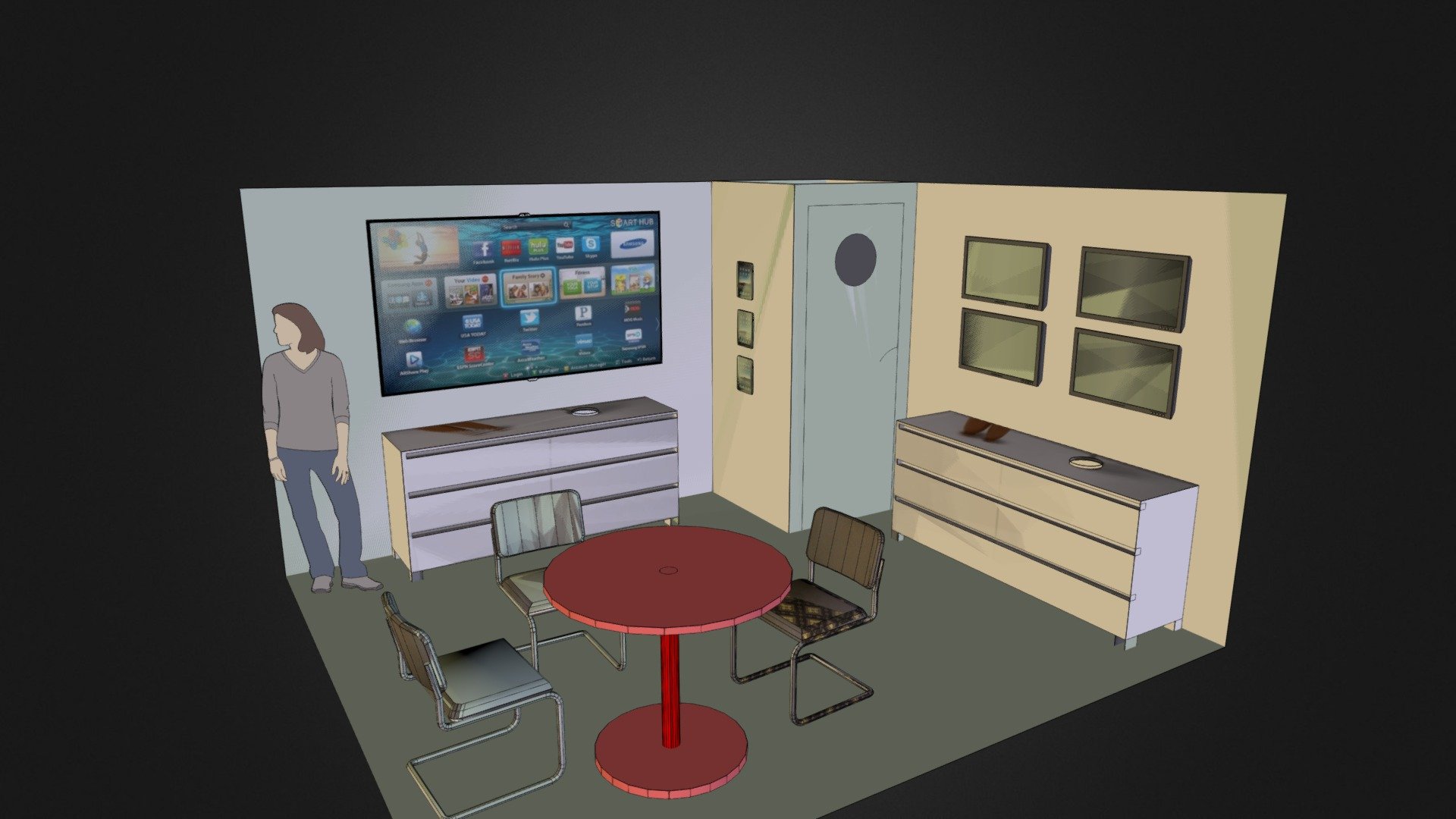 Open Booth - 3D model by tchristensen [5eqHK8u] - Sketchfab