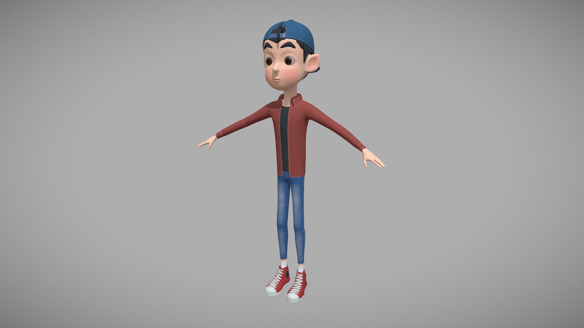 Animation character - 3D model by UB artist (@UB_artist) [5f002db ...
